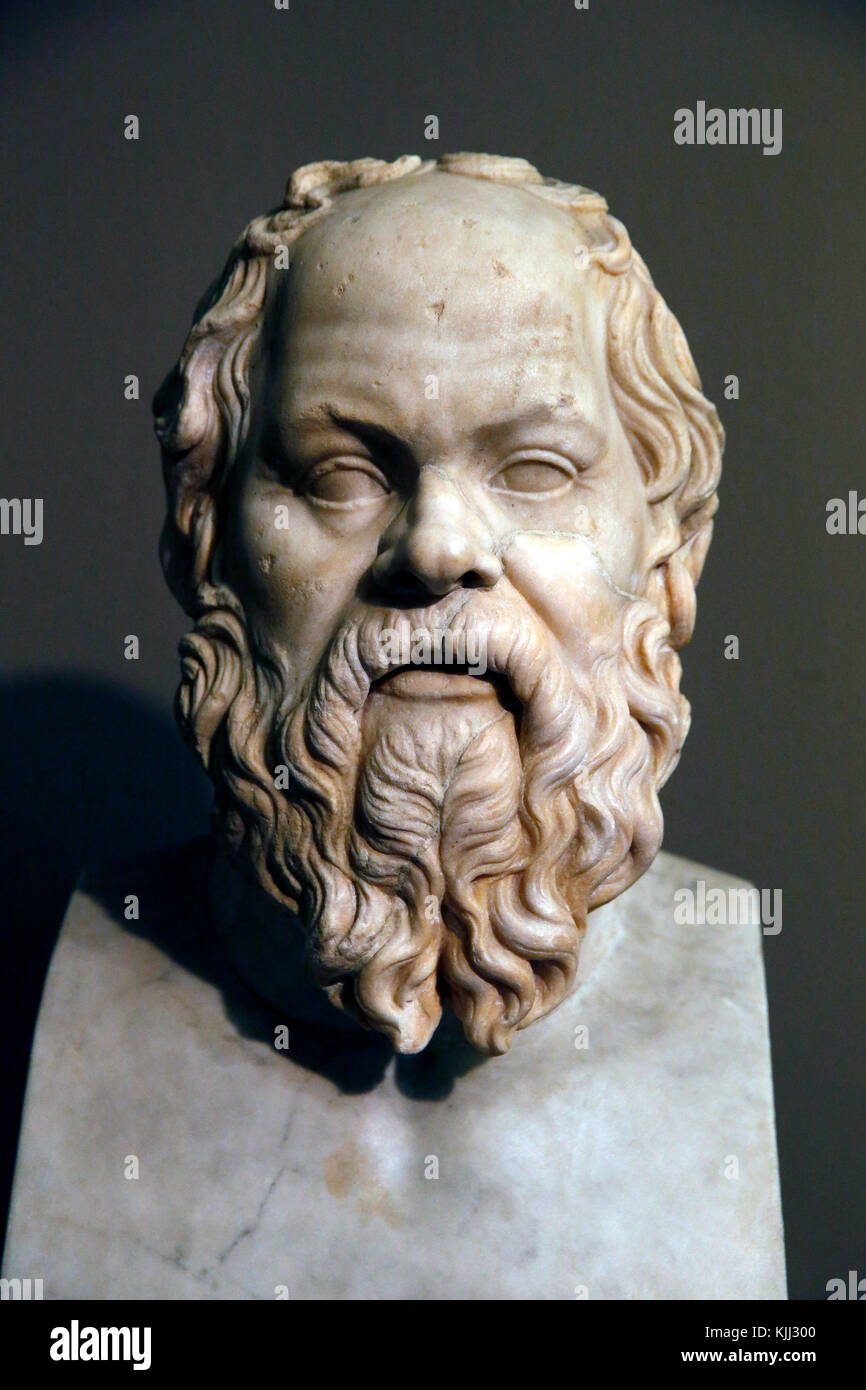 Capitoline museum, Rome. Palazzo Nuovo. Socrates. Late 1st-early 2nd c ...