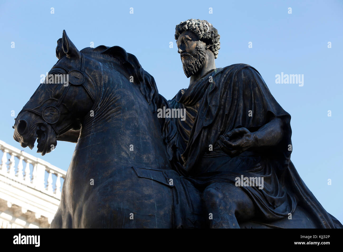 Statue outside the Capitoline museum, Rome. Italy Stock Photo - Alamy