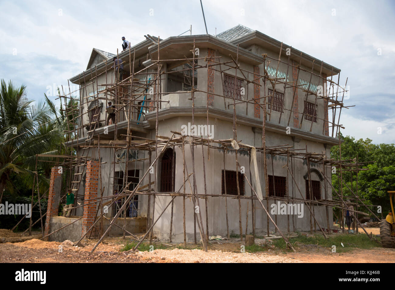 House building in Battambang. Cambodia Stock Photo - Alamy