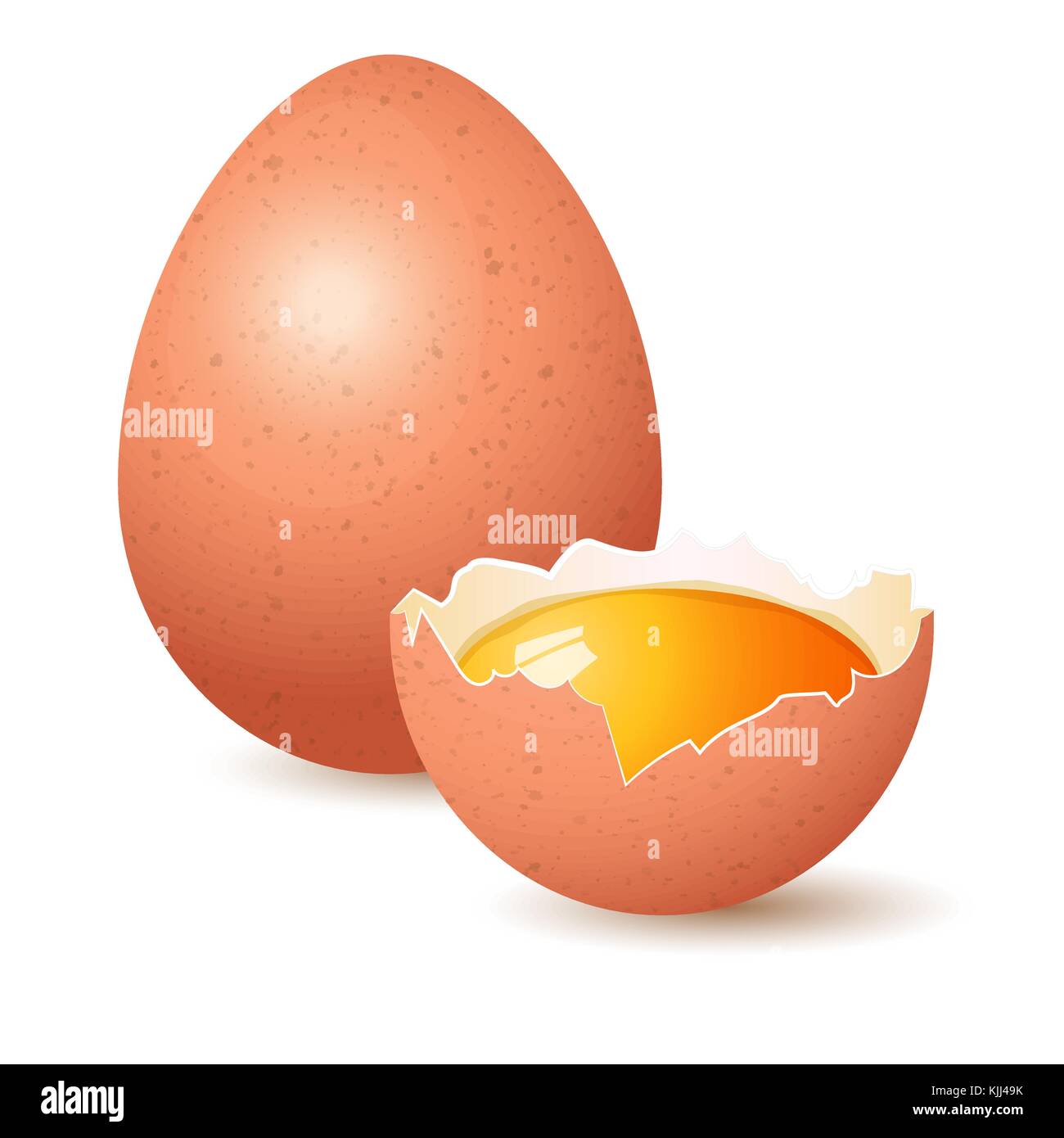 Whole fresh egg icon Cut Out Stock Images & Pictures - Alamy