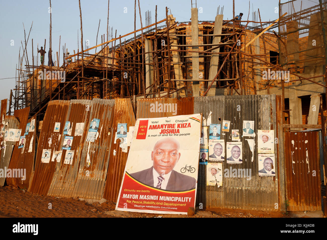Election propaganda. Uganda Stock Photo - Alamy