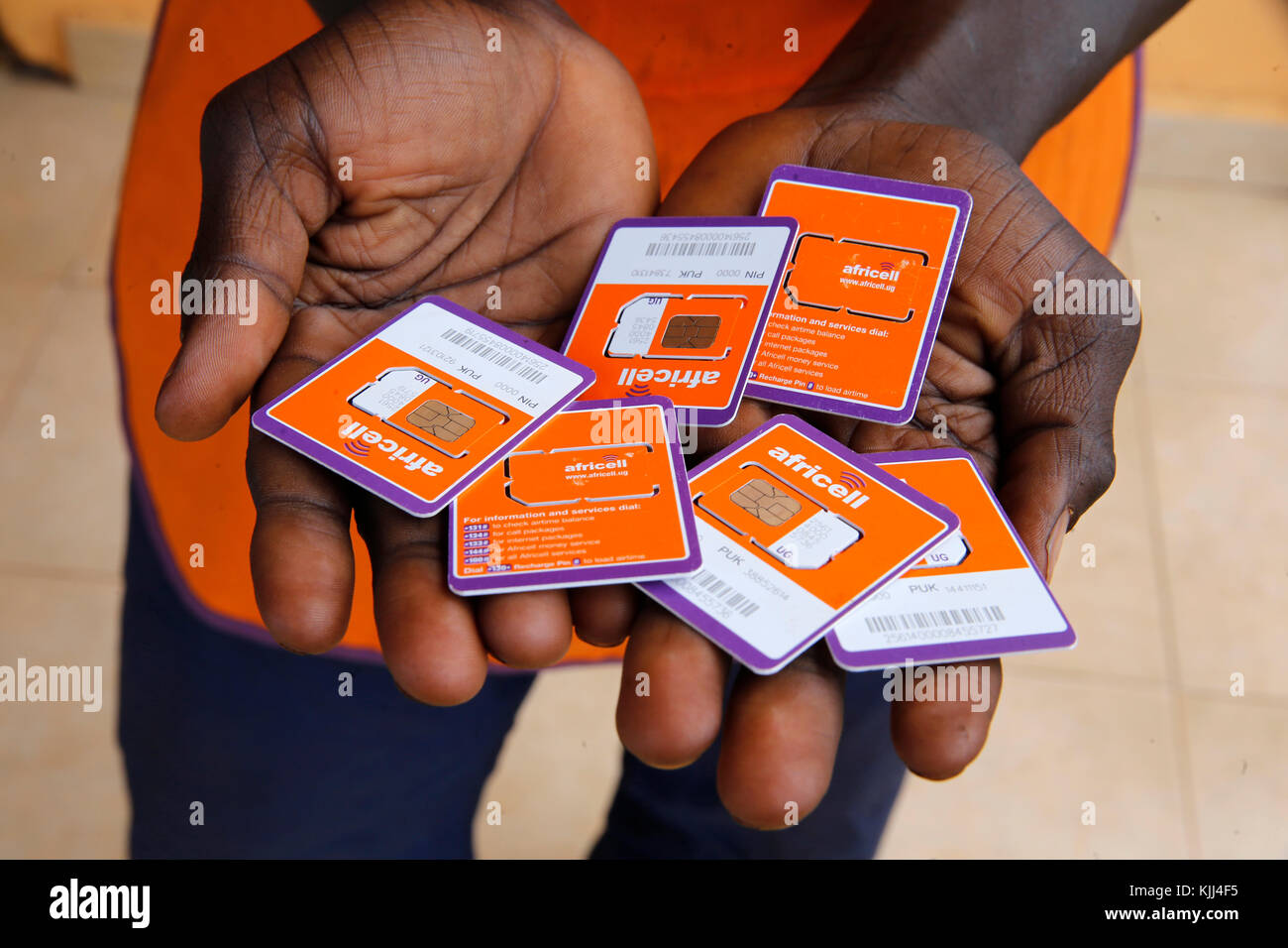 Sim card africa hi-res stock photography and images - Alamy