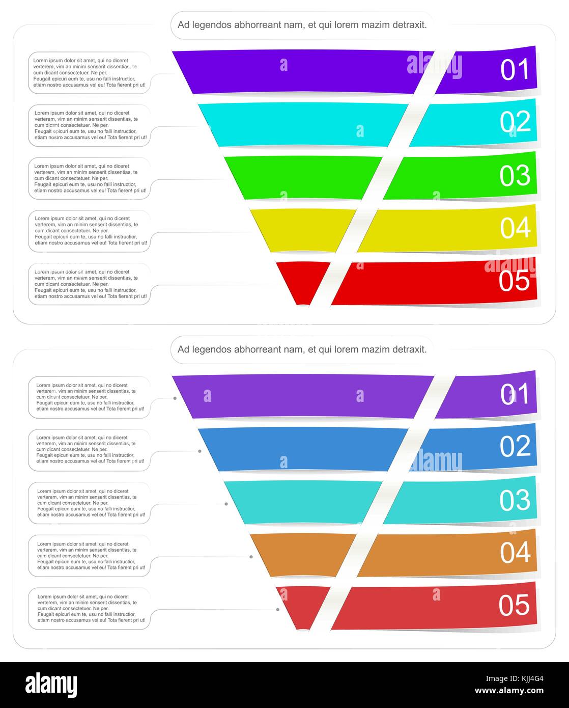 Modern style infographic funnel vector illustration can be used for ...