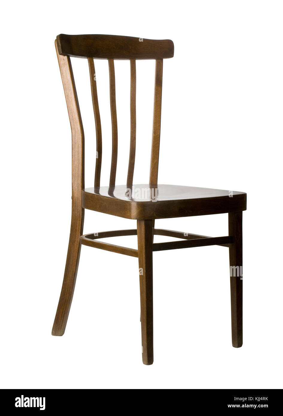 wooden chair isolated on white. with clippin path Stock Photo - Alamy