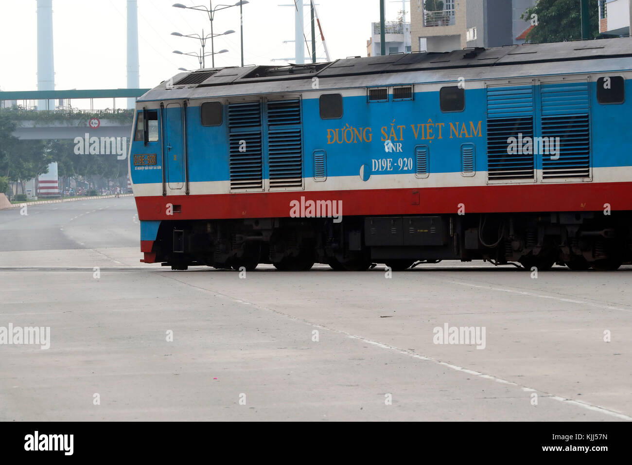 Engine of Vietnam Railways. Ho Chi Minh City. Vietnam Stock Photo - Alamy