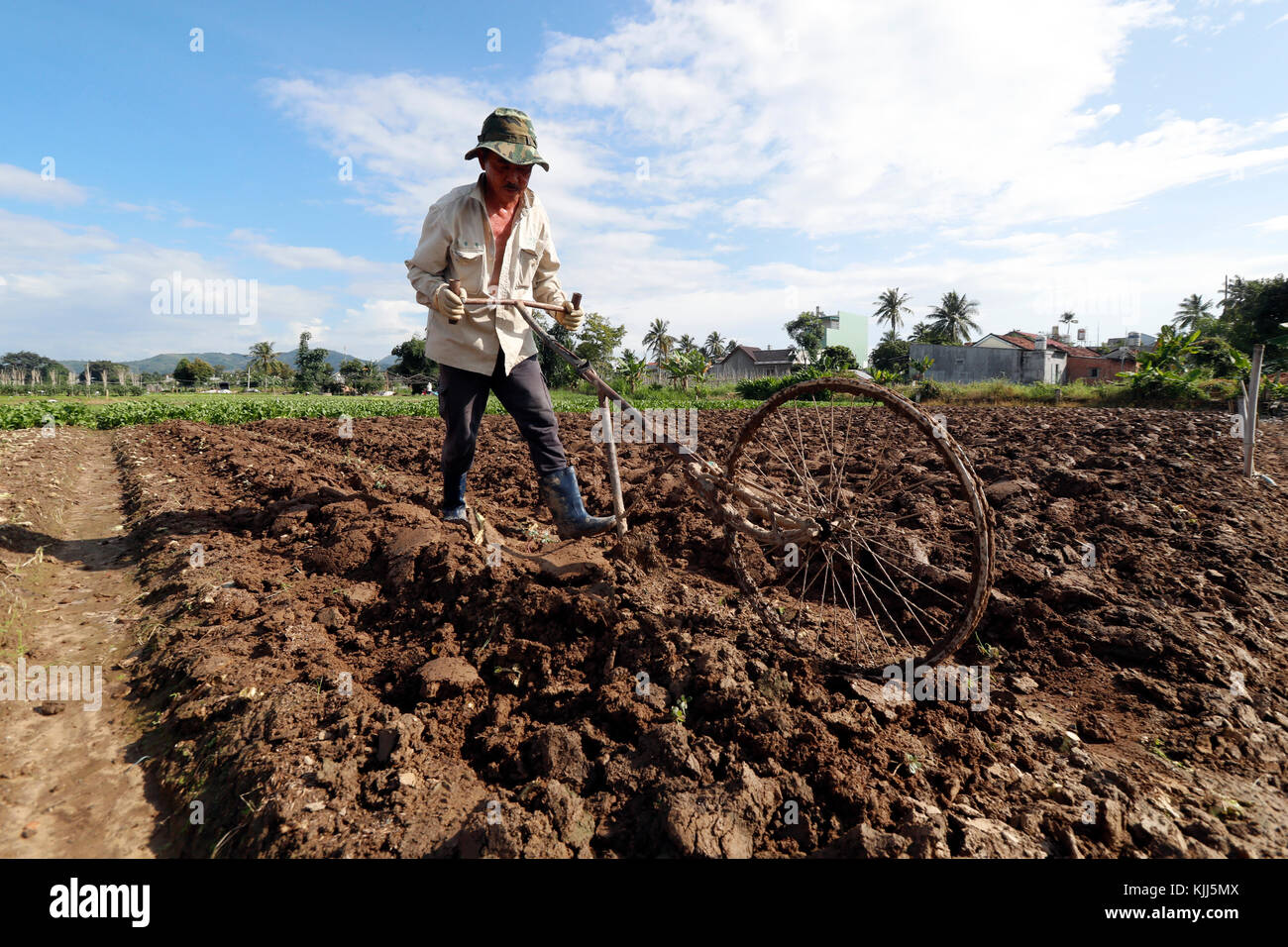 Farmer with plough hi-res stock photography and images - Alamy