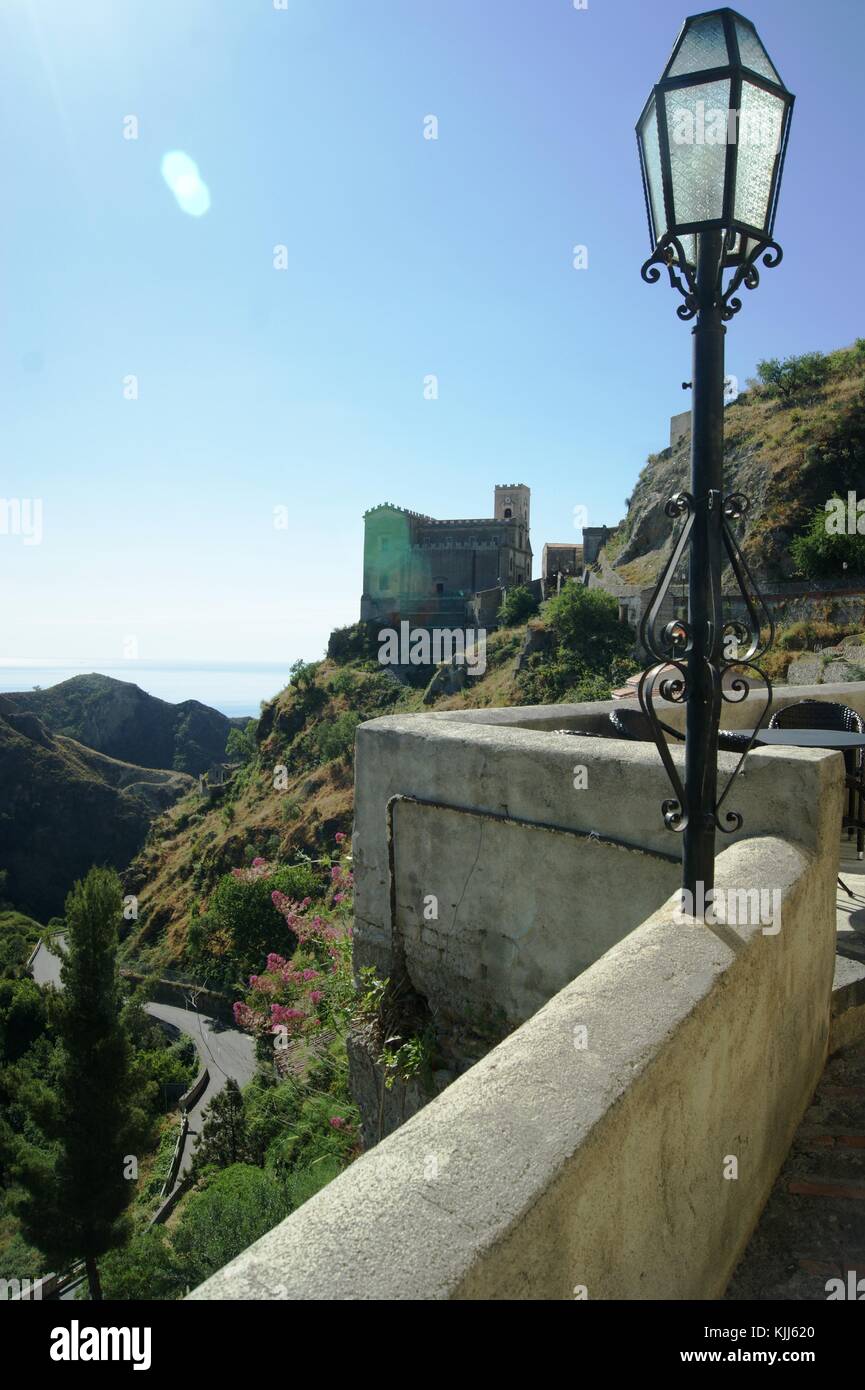 The village of Savoca, Messina Province Sicily Stock Photo - Alamy