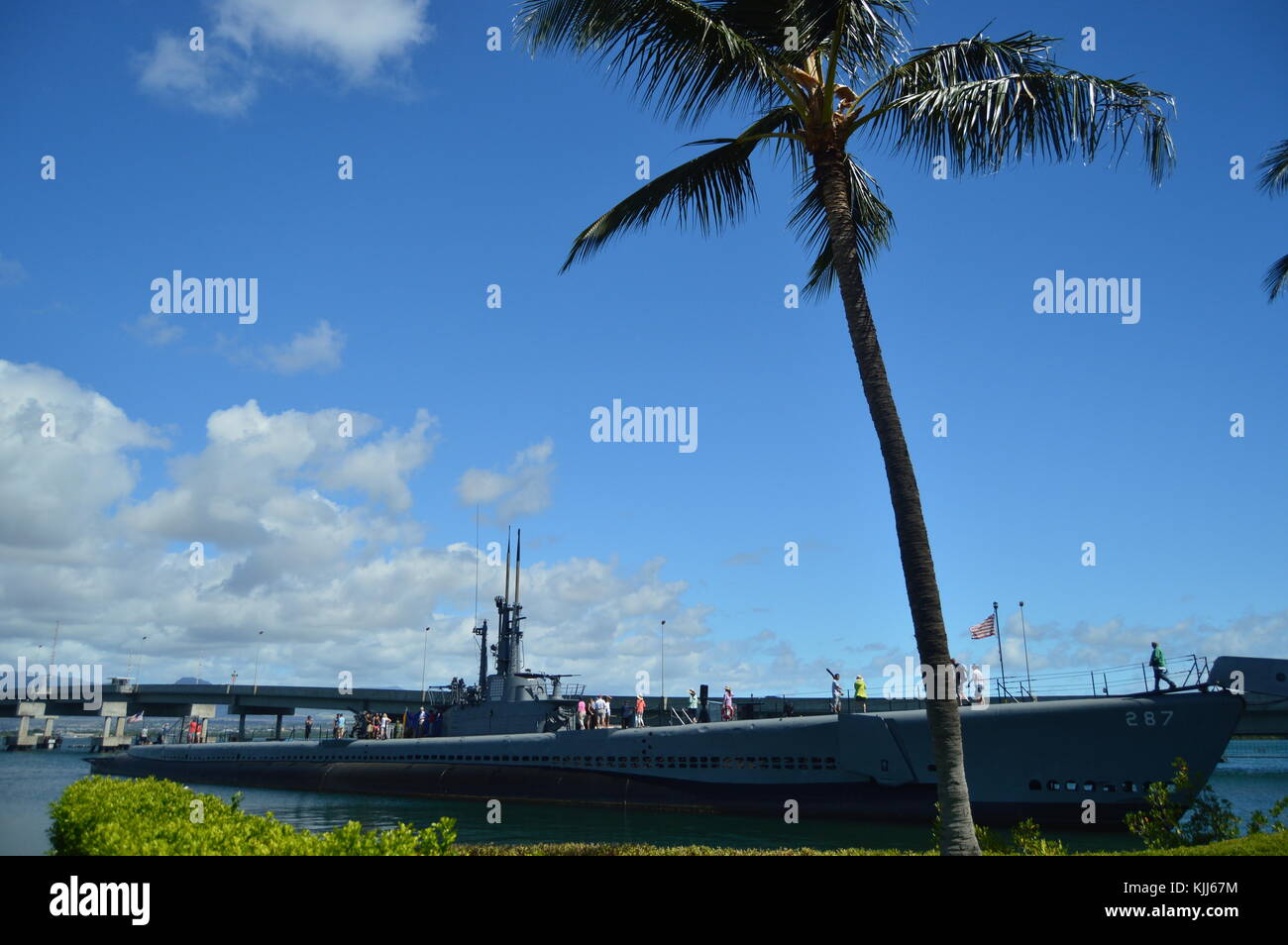 Submarine USS Bowfin. Pearl Harbon. Oahu, Hawaii, USA, EEUU Stock Photo ...