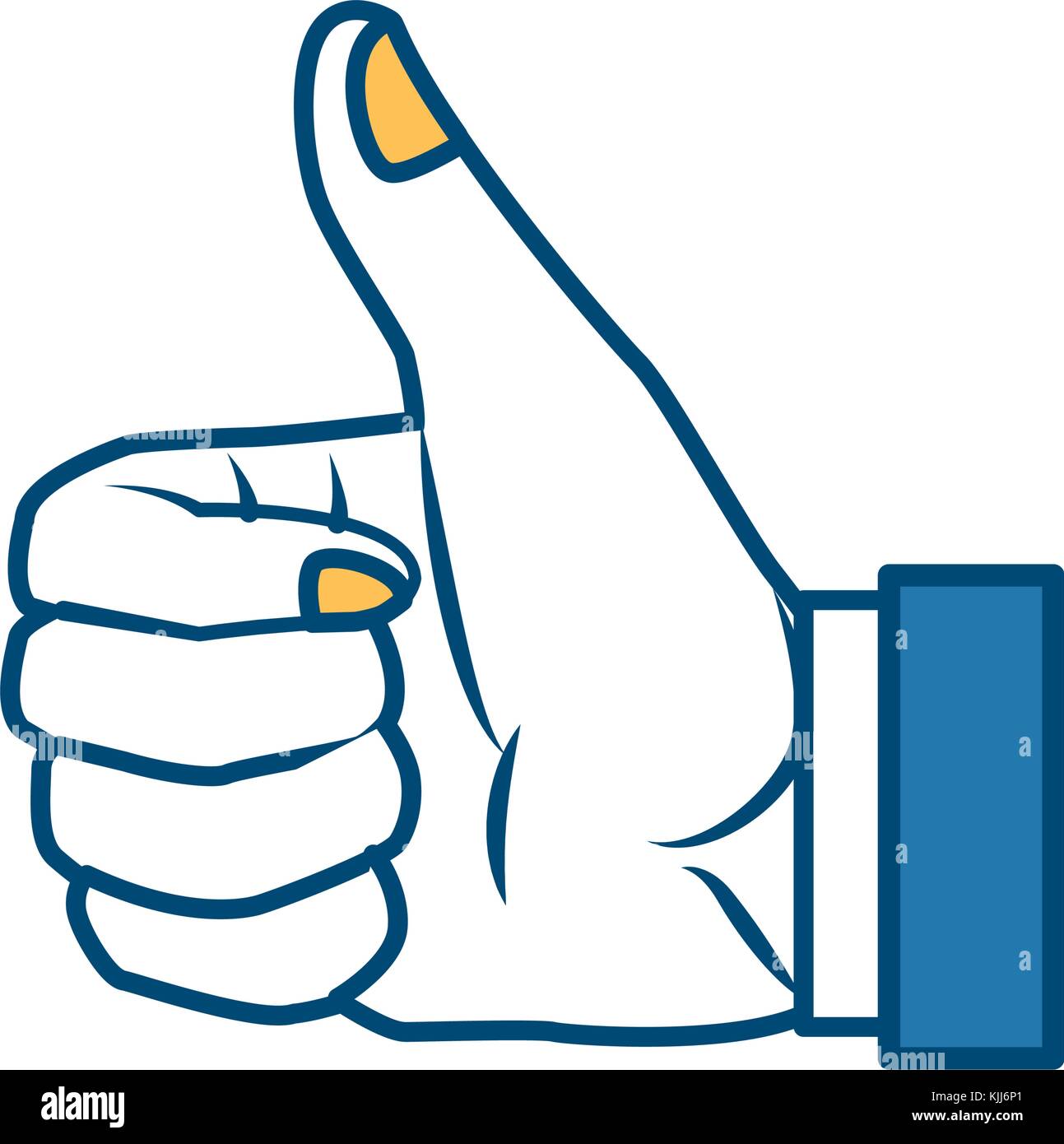 Like hand symbol pop art Stock Vector Image & Art - Alamy