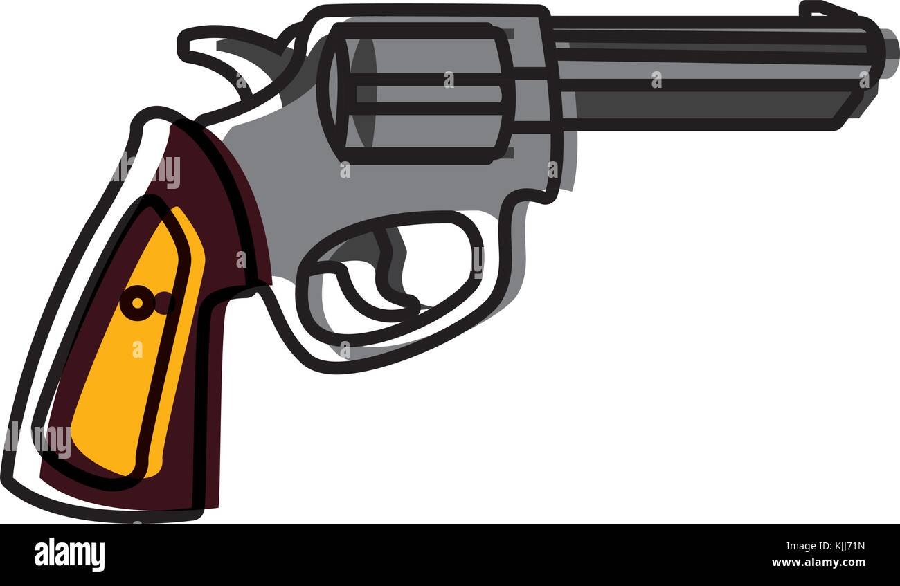 Classic handgun weapon Stock Vector Image & Art - Alamy