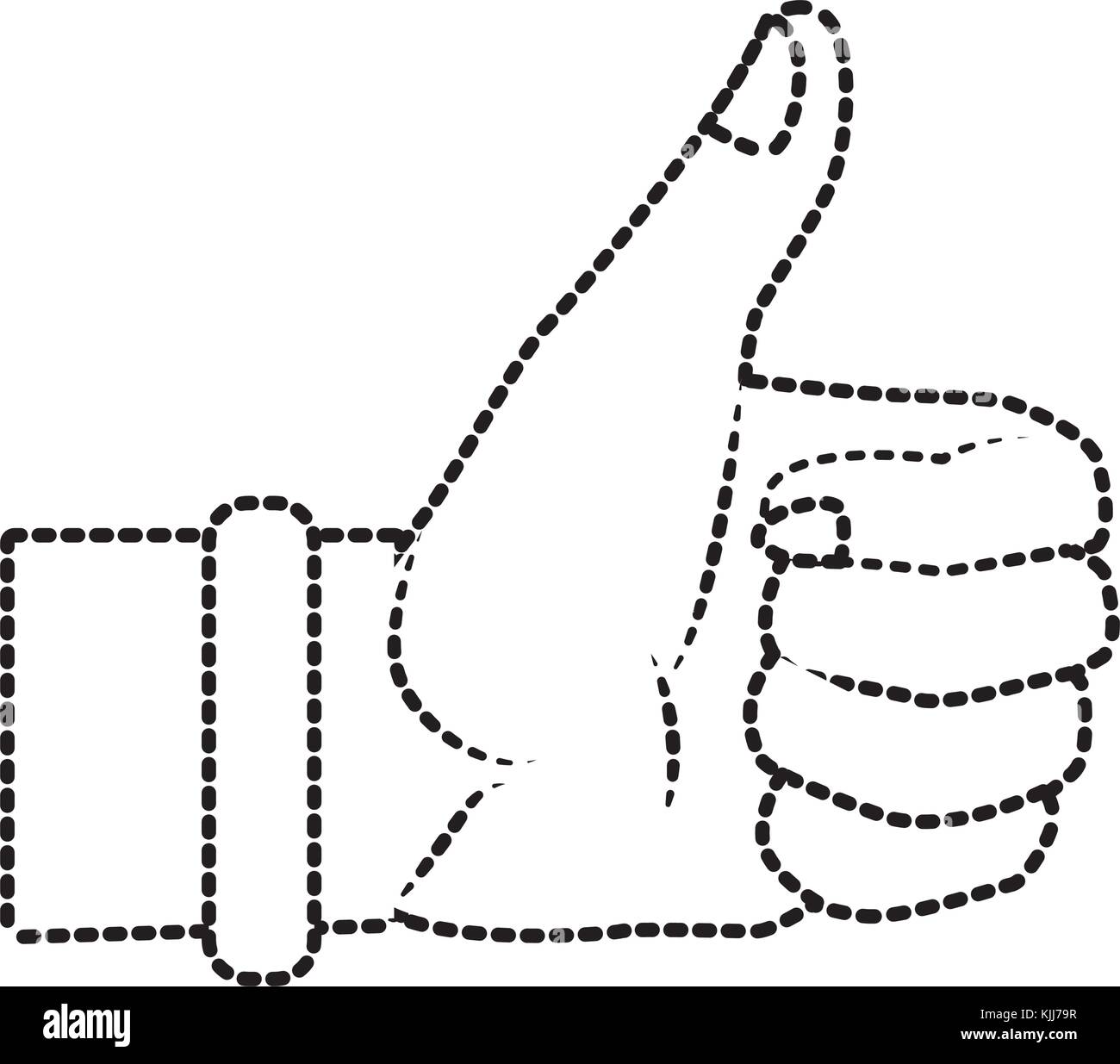 Like hand symbol pop art Stock Vector Image & Art - Alamy