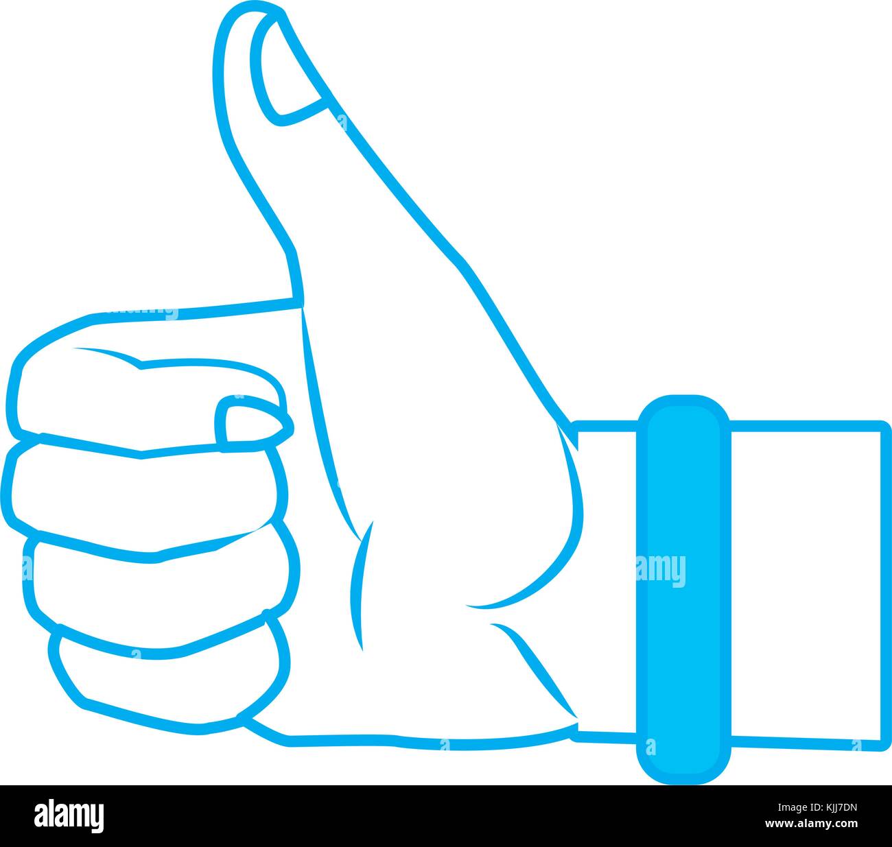 Like hand symbol Stock Vector Image & Art - Alamy