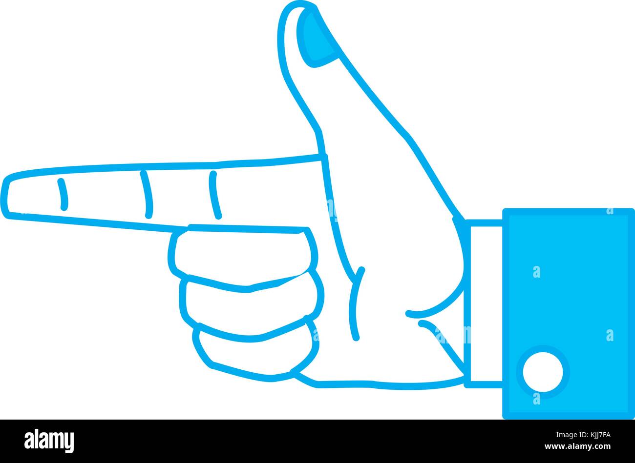 Human hand symbol Stock Vector Image & Art - Alamy