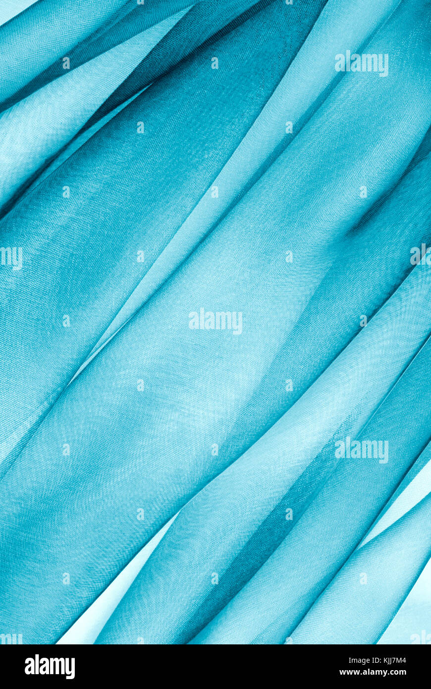 organza fabric in blue color Stock Photo - Alamy