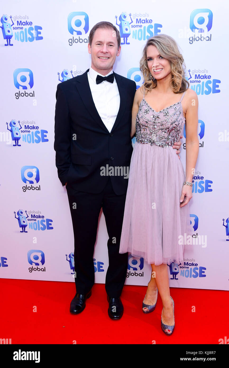 Charlotte Hawkins and husband Mark Herbert at Global's Make Some Noise ...