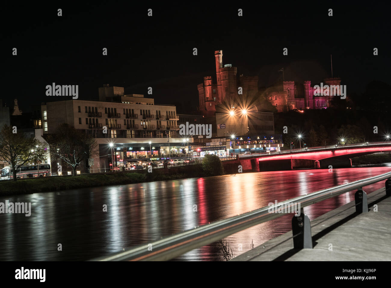 Night view of inverness castle hi-res stock photography and images - Alamy