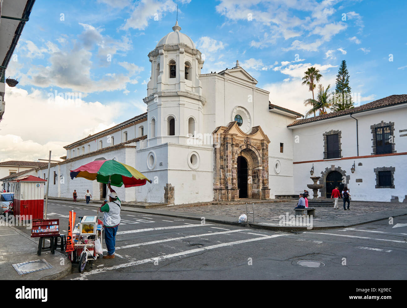 Iglesia de Santo Domingo, Popayan, Colombia, South America Stock Photo ...