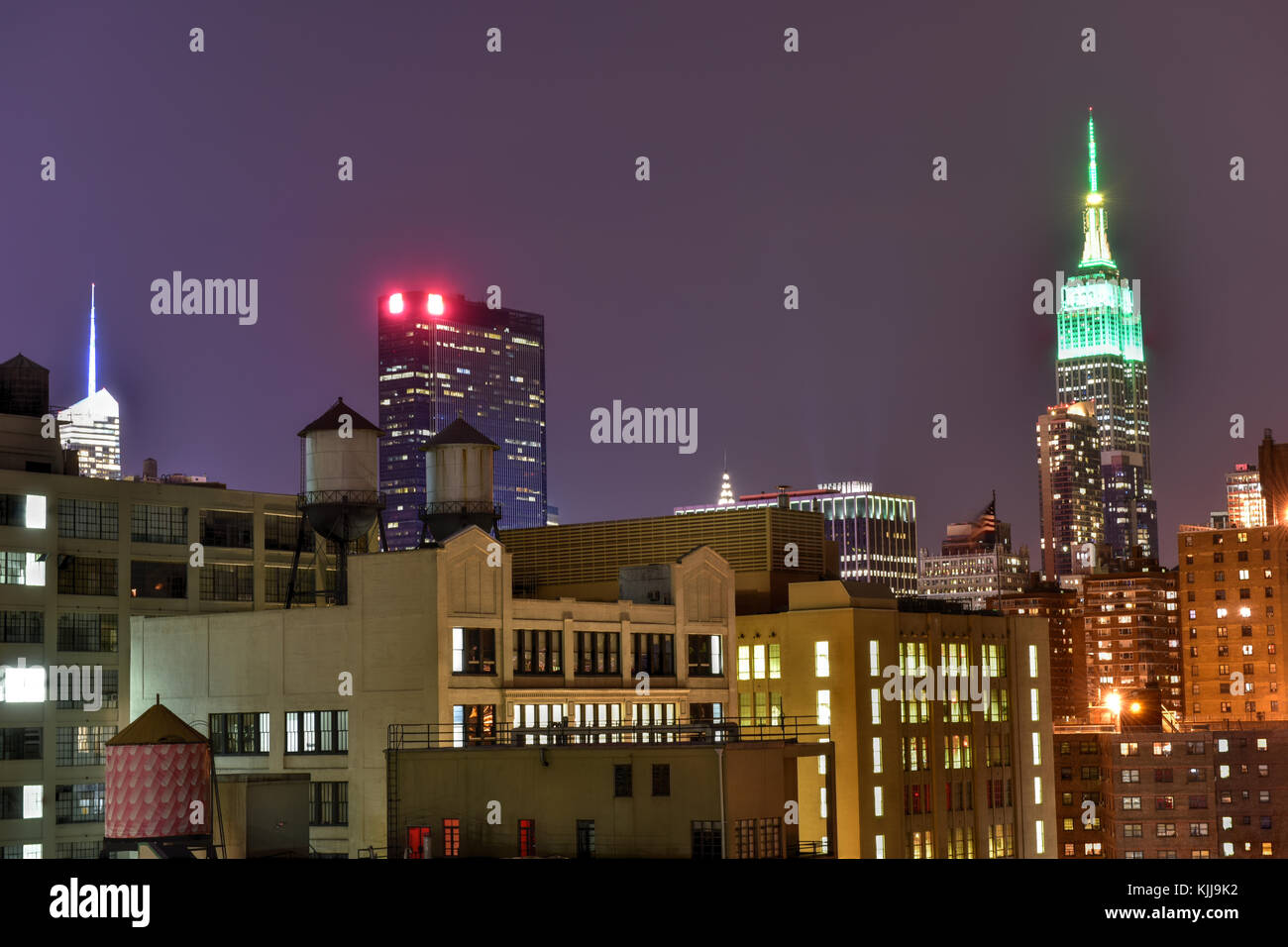 New York Skyline view from Chelsea in Manhattan Stock Photo - Alamy