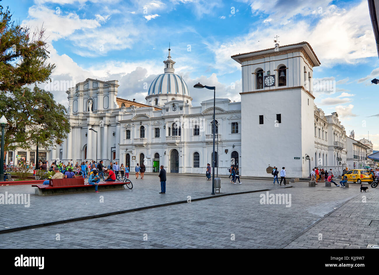 Cathedral Basilica of Our Lady of the Assumption and Torre del Reloj ...