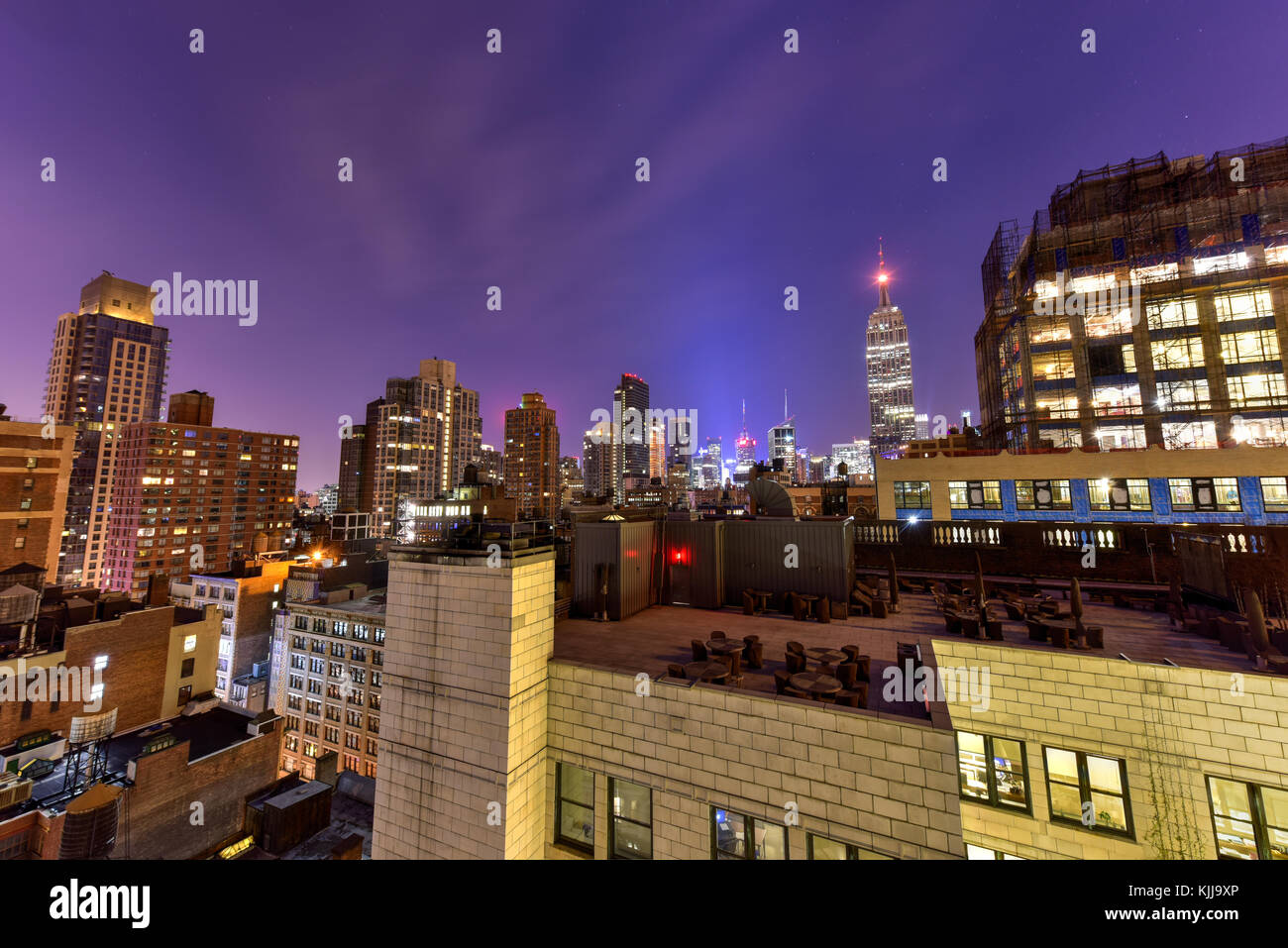 New York Skyline view from Chelsea in Manhattan Stock Photo - Alamy