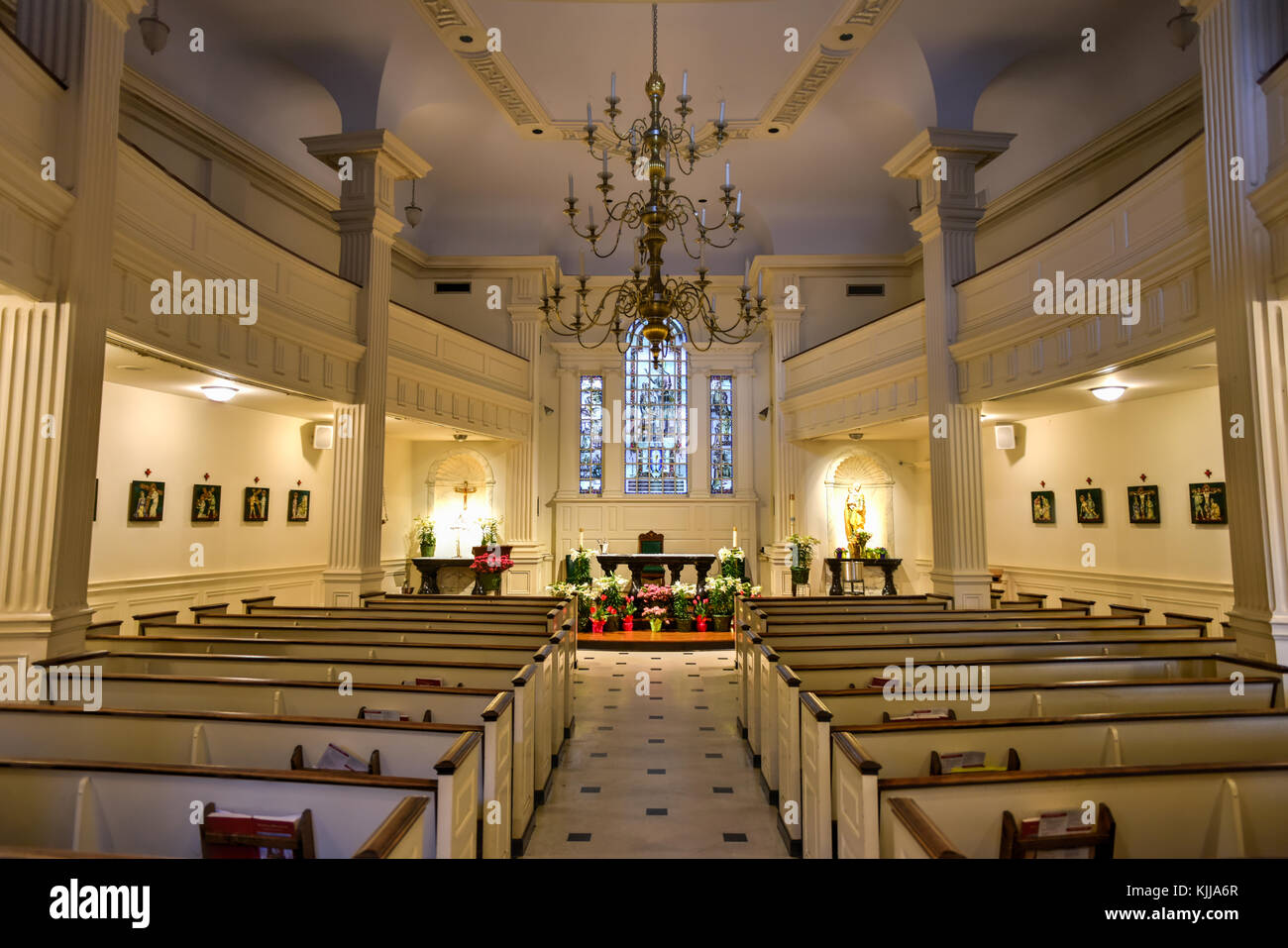 NEW YORK CITY - APRIL 5, 2015: The Shrine of Saint Elizabeth Ann Seton ...