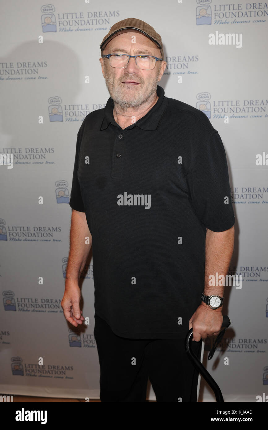 HOLLYWOOD FL - JUNE 11: Phil Collins, Nicholas Collins, Orianne Collins ...