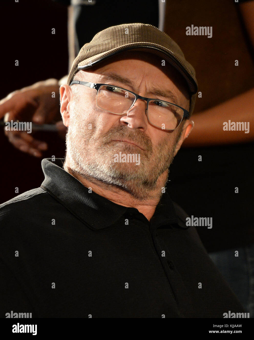 HOLLYWOOD FL - JUNE 11: Phil Collins, Nicholas Collins, Orianne Collins ...