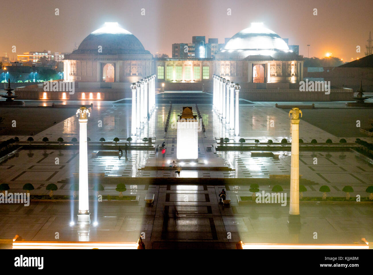 Aerial shot of Ambedkar park with the Museums in background Stock Photo ...