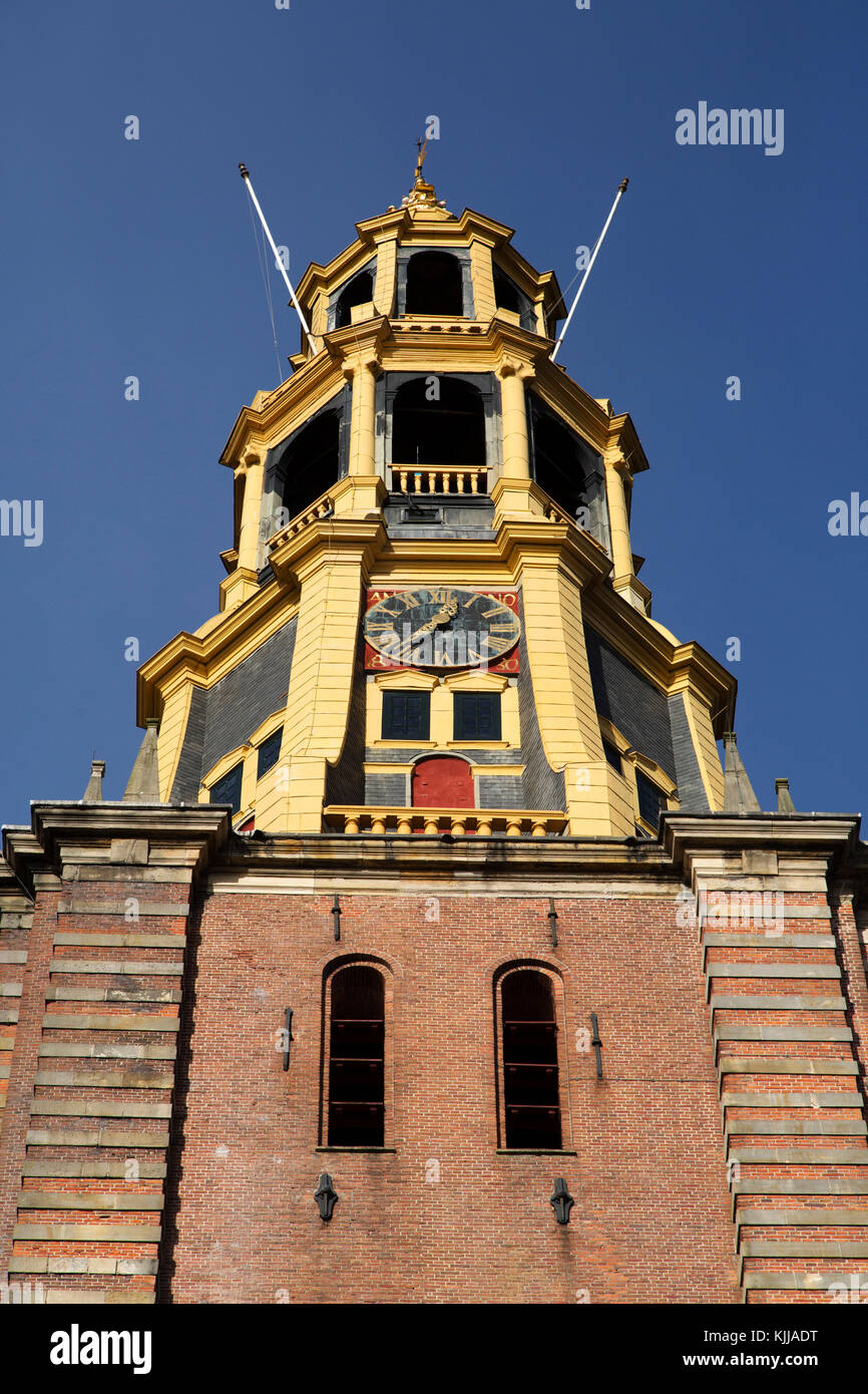 The tower of the A Church (A-Kerk) Groningen, the Netherlands ...