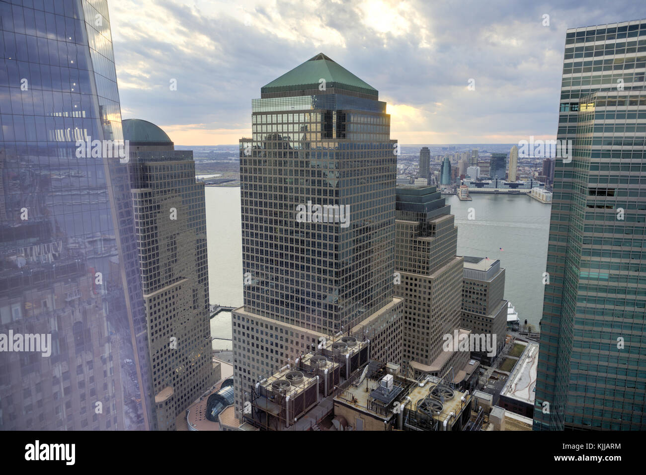World Financial Center in downtown Manhattan, in the financial district ...