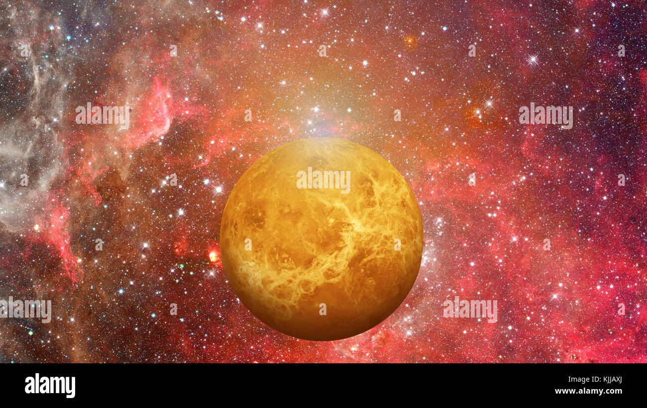 Planet Venus. Elements of this image furnished by NASA Stock Photo - Alamy