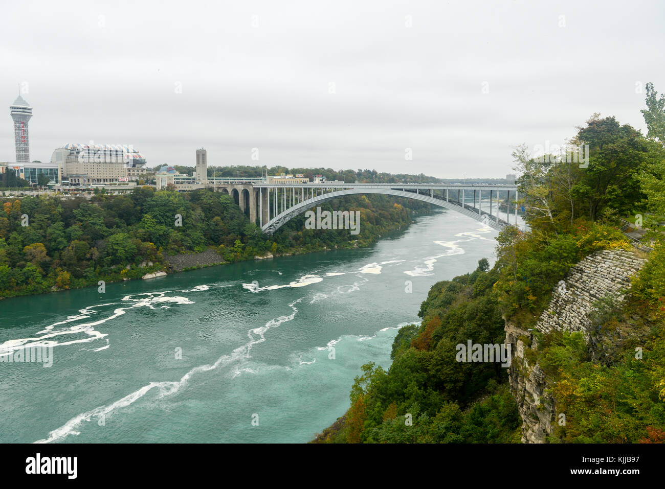 Niagara Falls from New York, USA Landscape View Stock Photo - Alamy