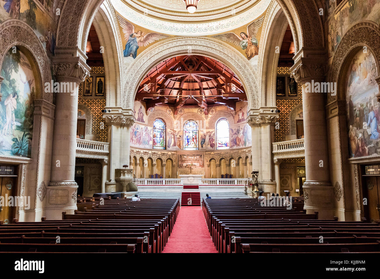 Interior stanford memorial church stanford hi-res stock photography and ...