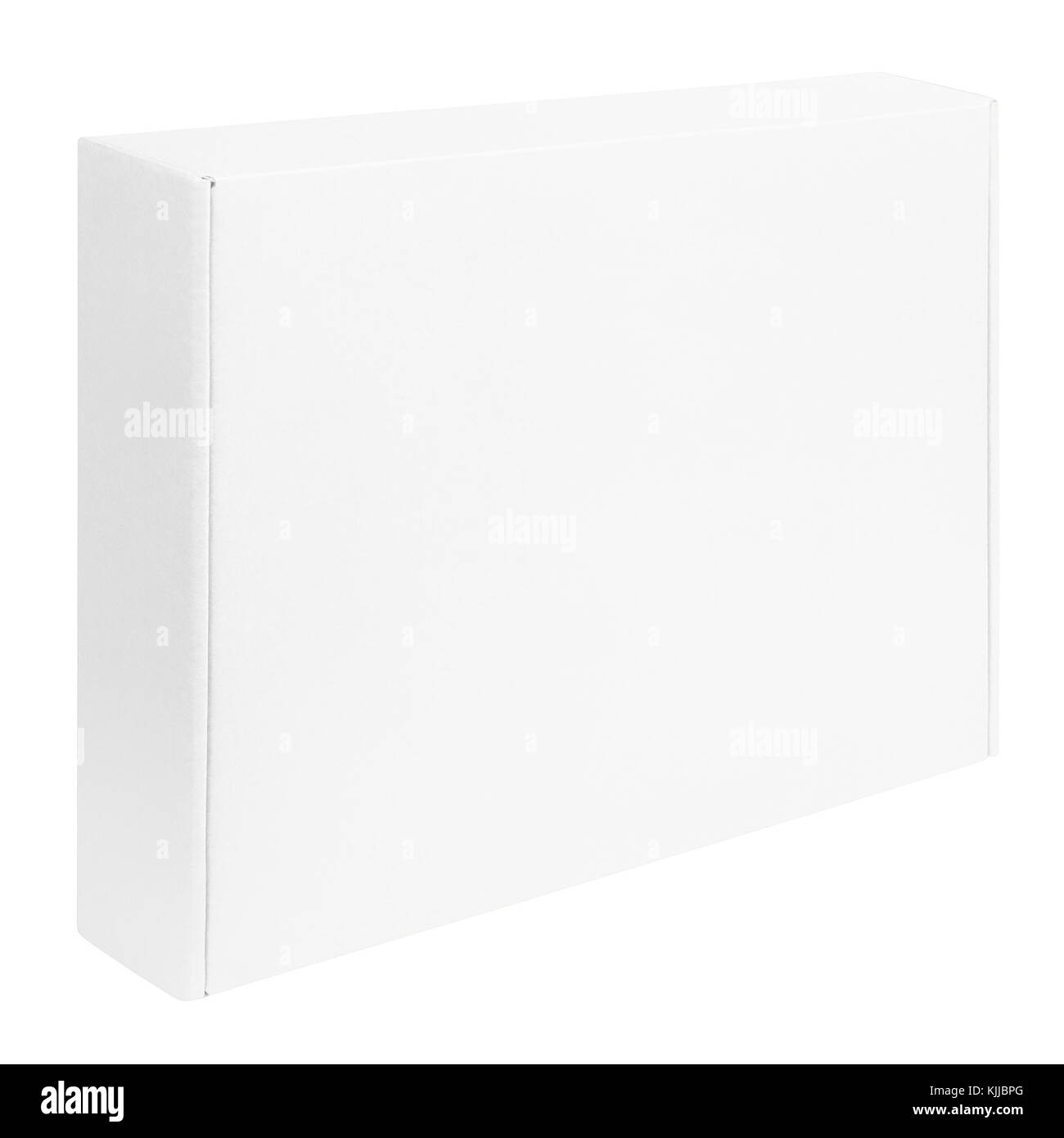 White cardboard box on white Stock Photo - Alamy
