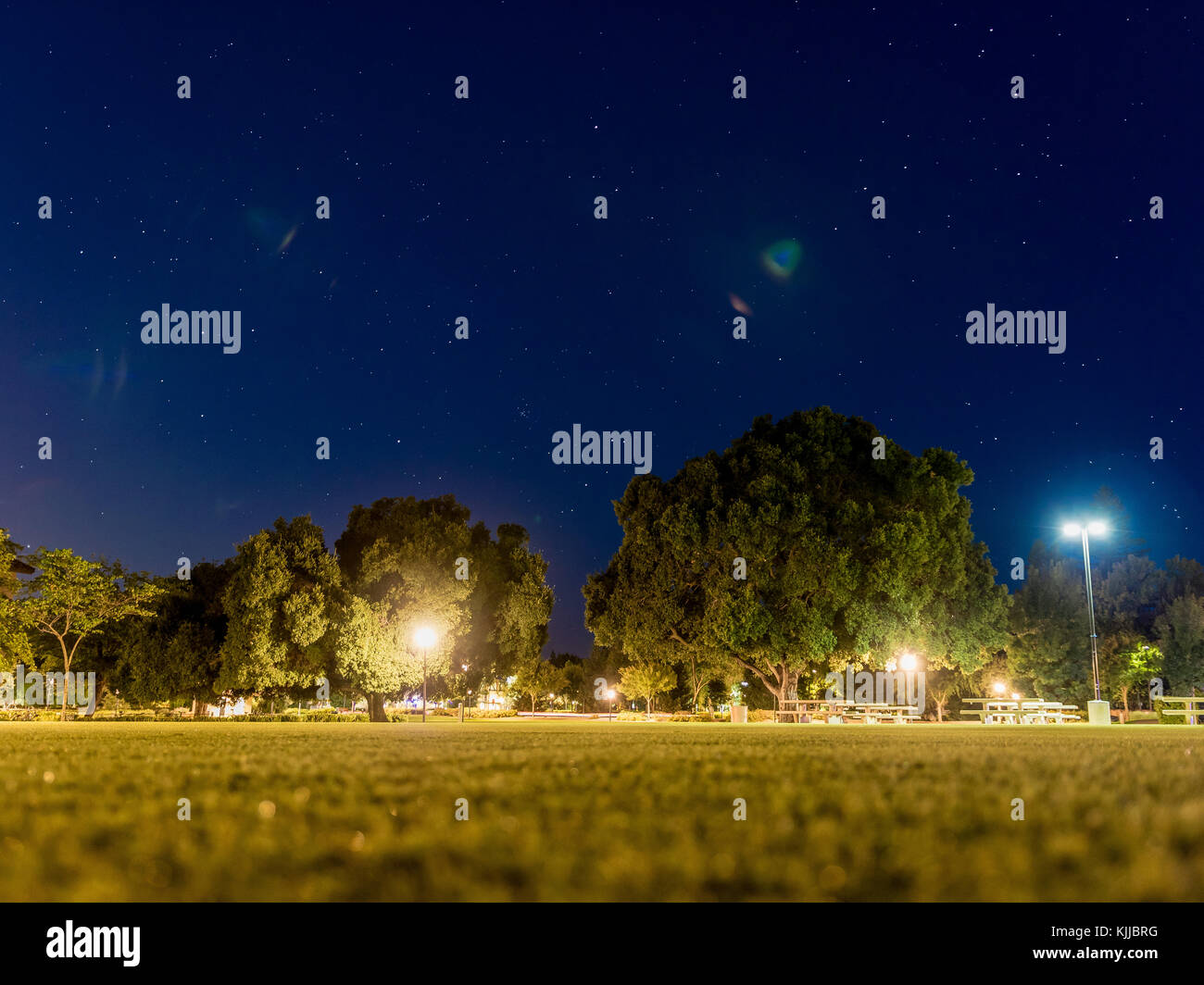 Blank field with stars Stock Photo - Alamy