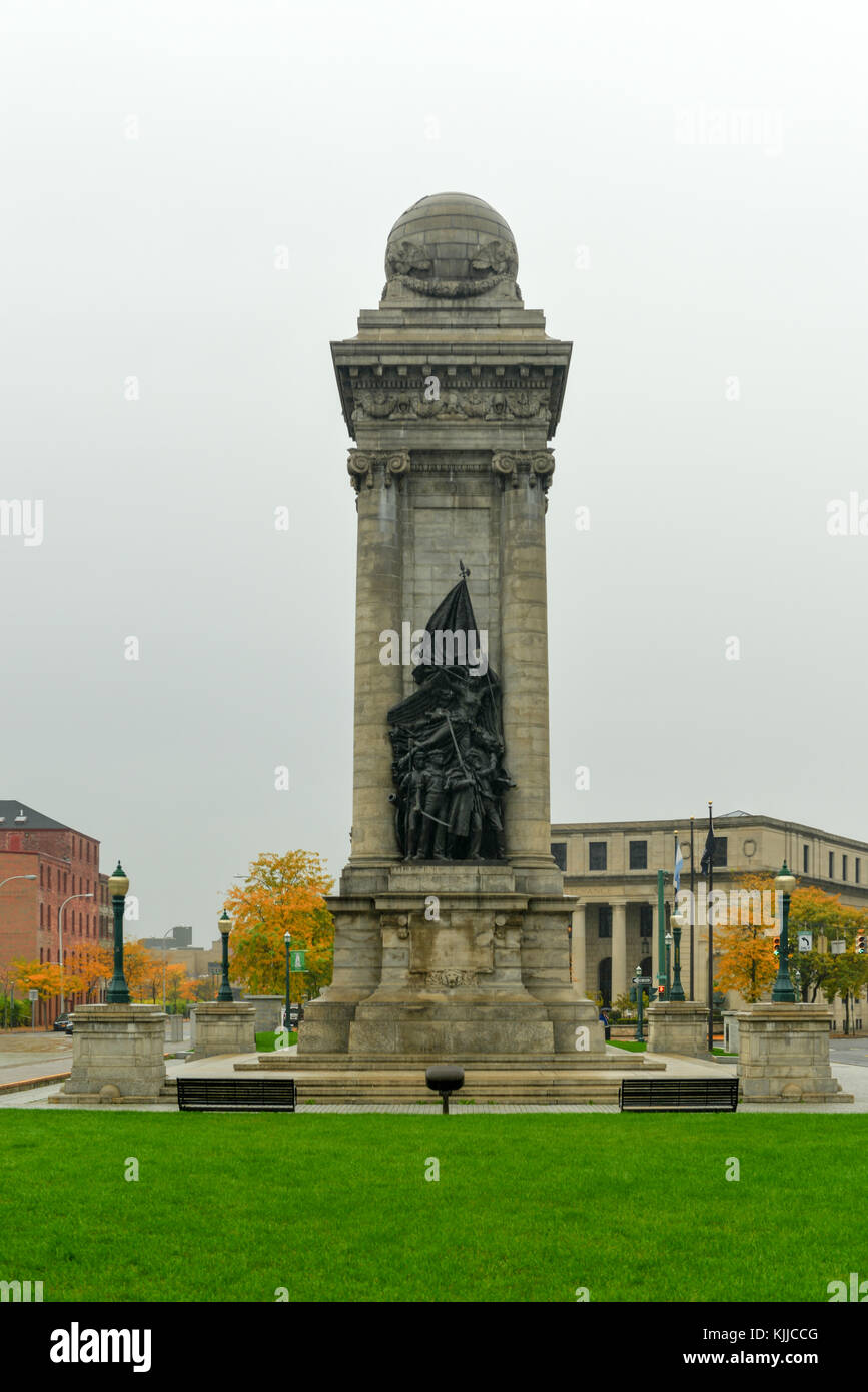 Soldiers and Sailors Monument on Clinton Square in Syracuse, NY Stock ...