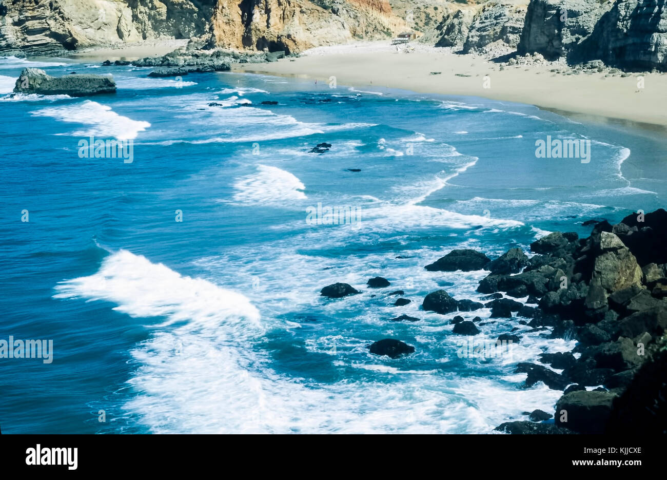 Beach view in Lanzarote, C anary Islands Stock Photo - Alamy
