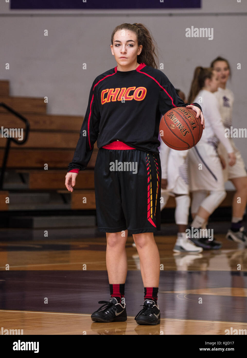 Basketball with Chico vs. Shasta High School in Redding, California ...
