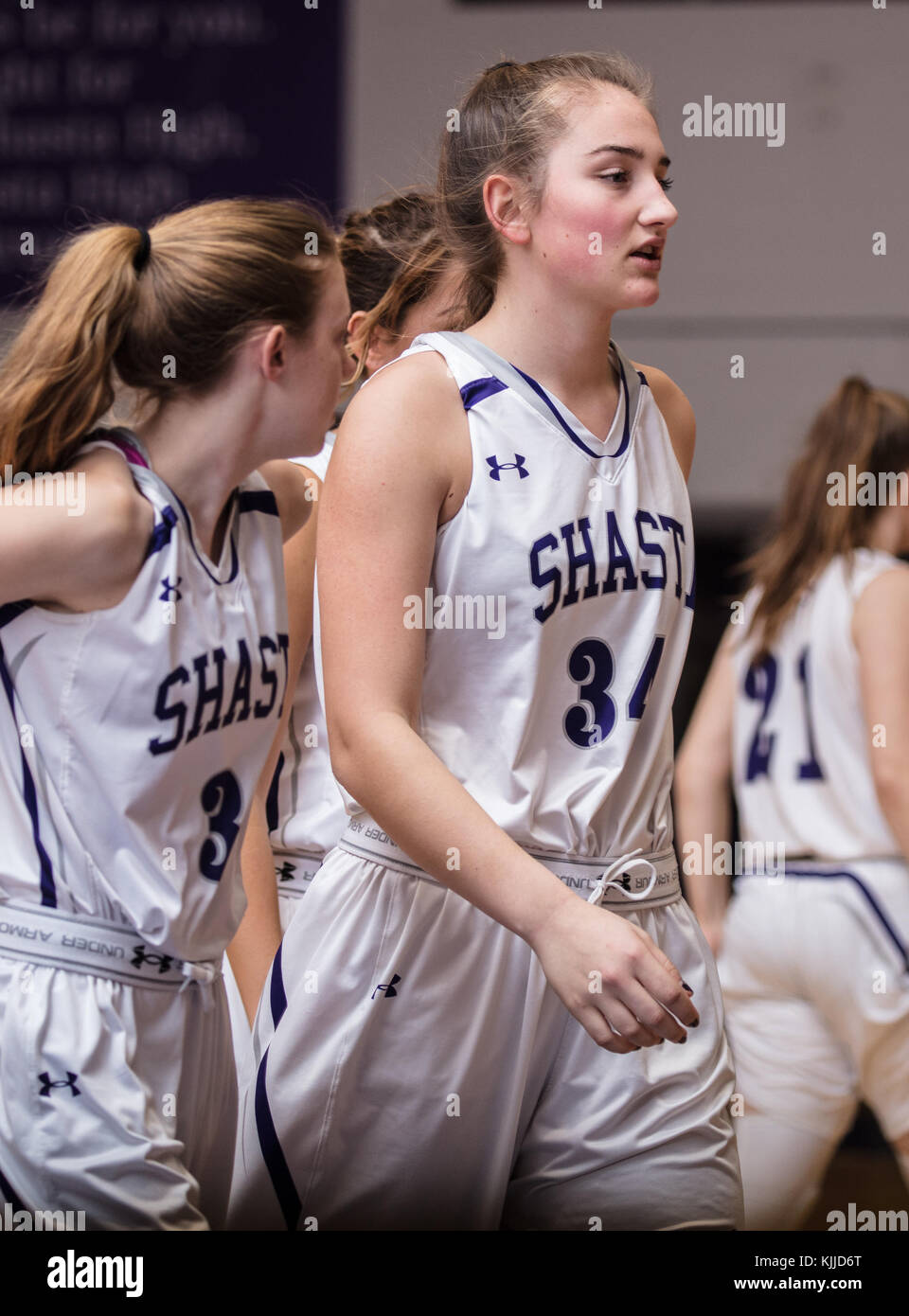 Basketball with Chico vs. Shasta High School in Redding, California ...