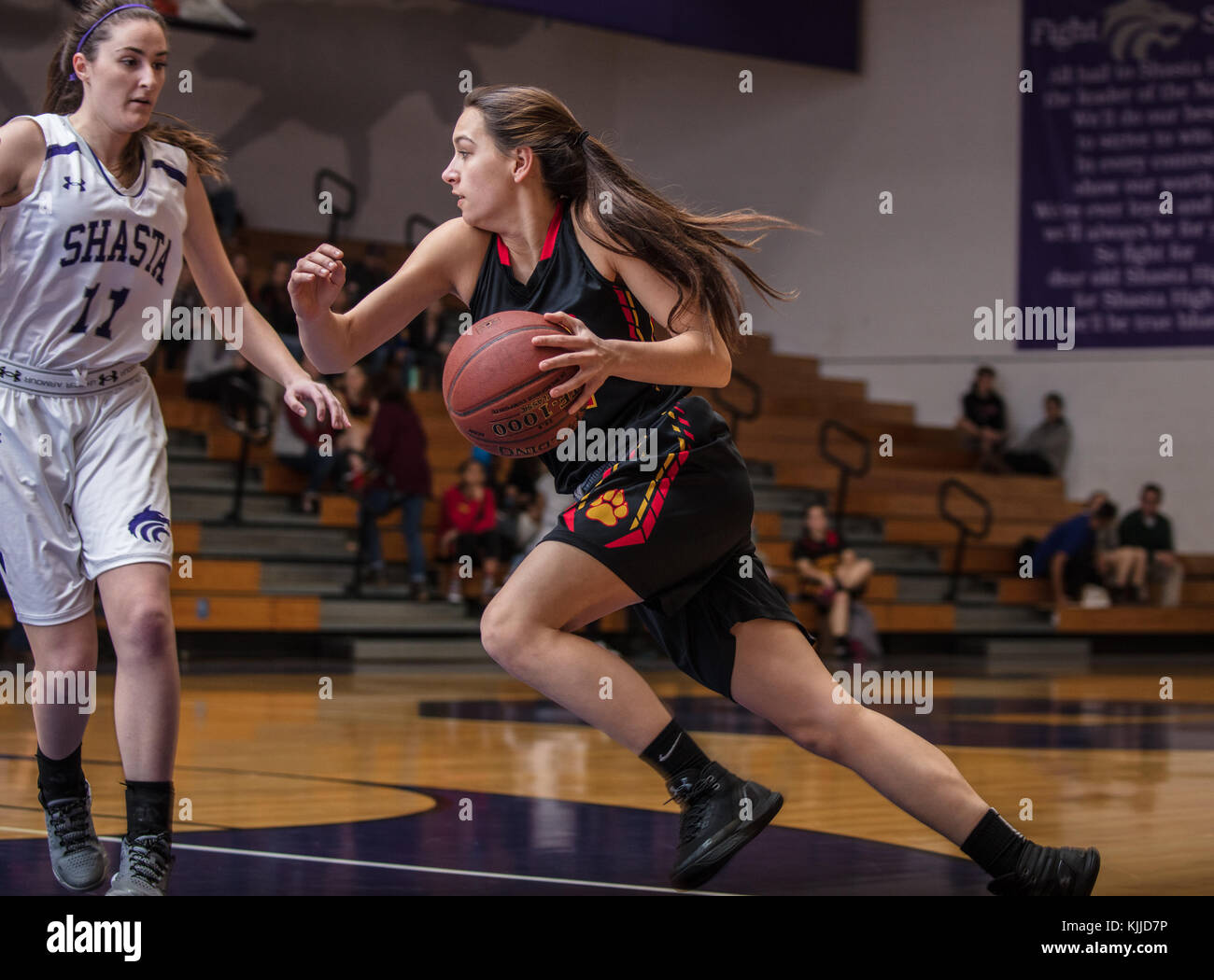 Basketball with Chico vs. Shasta High School in Redding, California ...