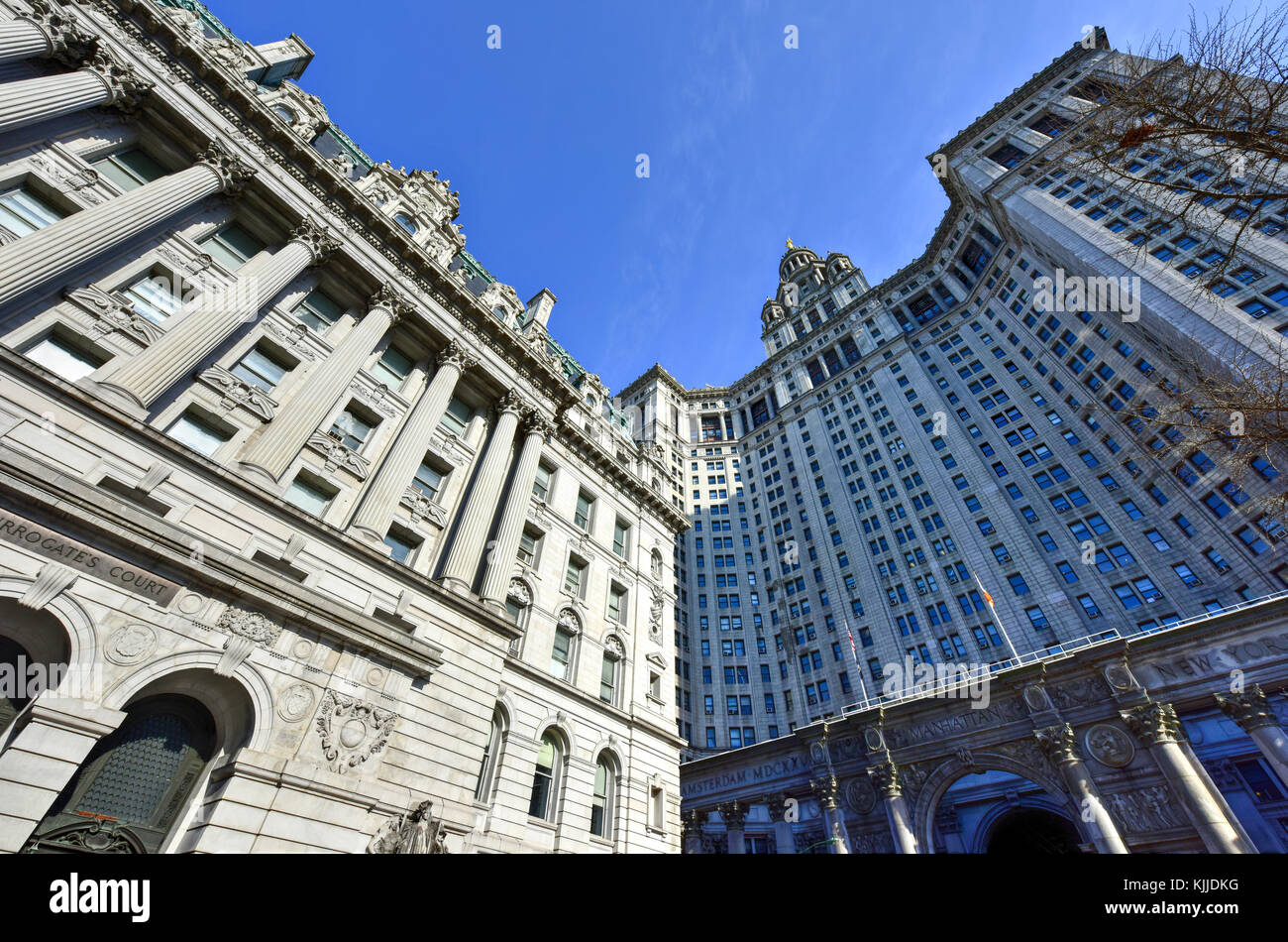 Surrogate's Courthouse, also known as the Hall of Records in Lower ...