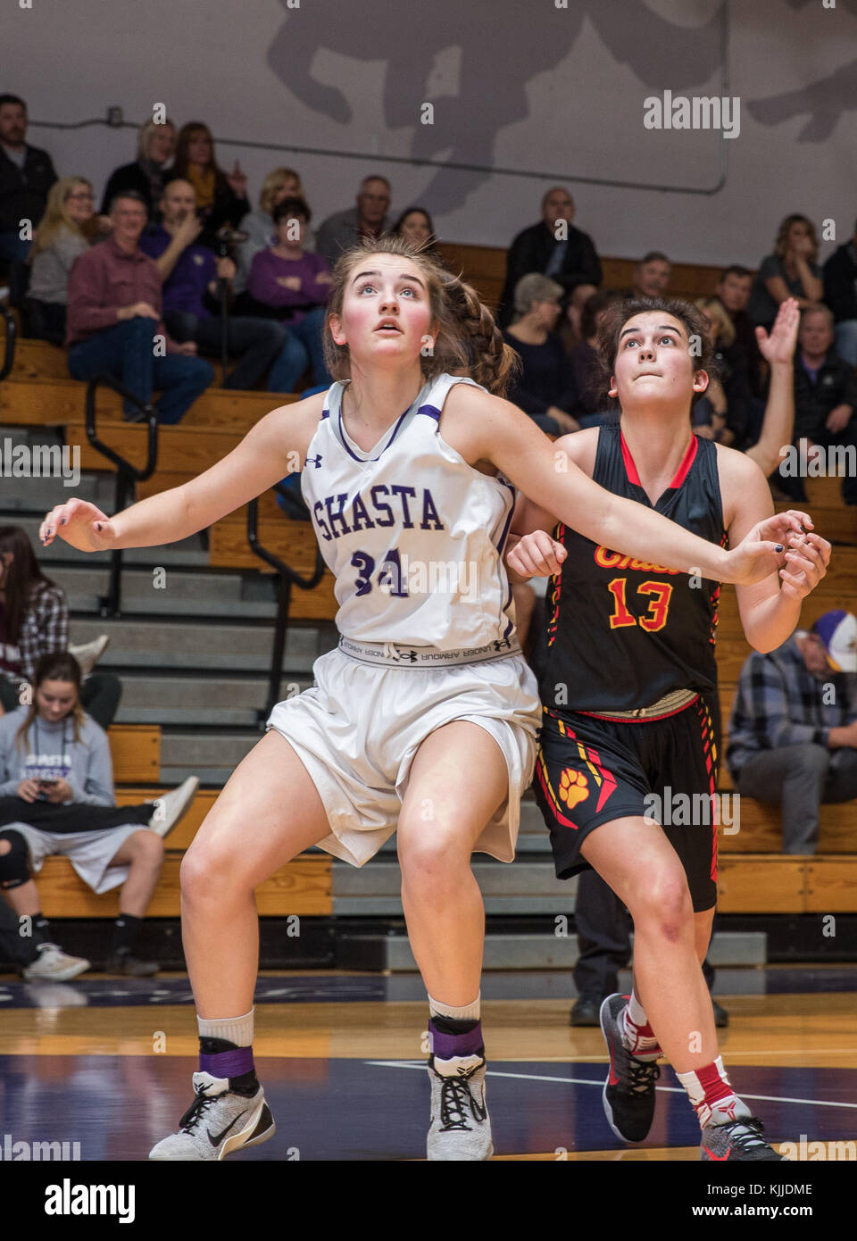 Basketball with Chico vs. Shasta High School in Redding, California ...