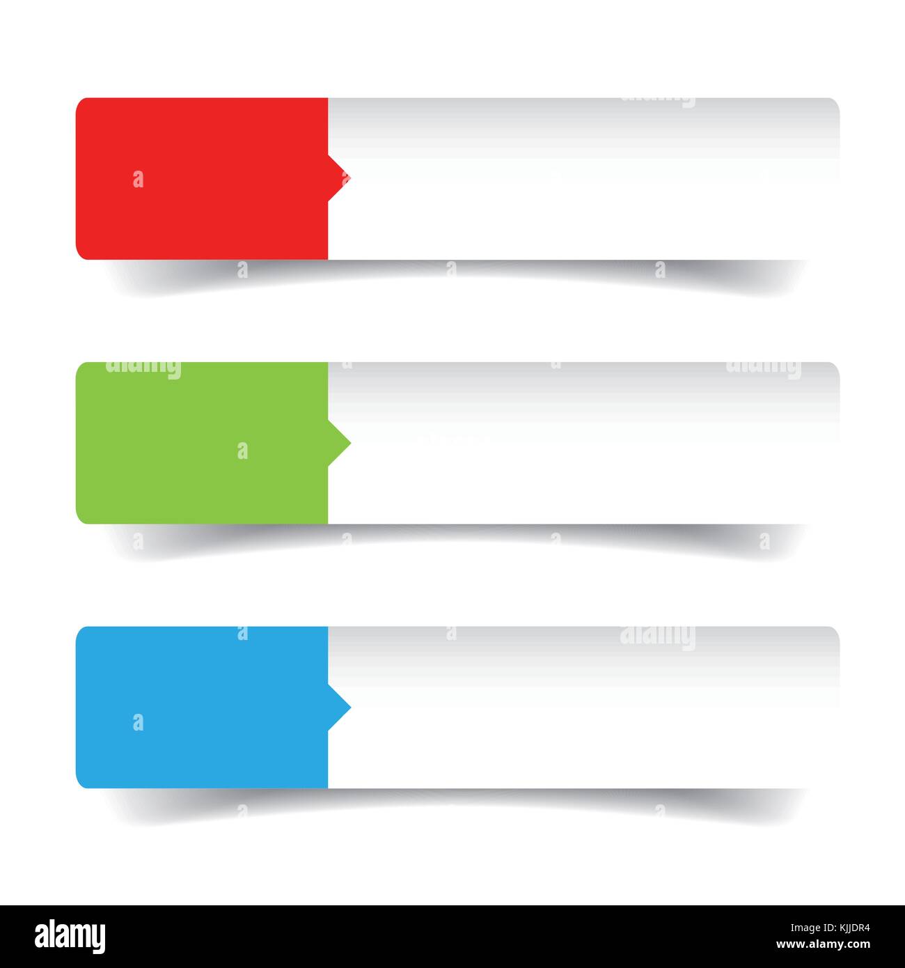 Empty label button set vector Stock Vector Image & Art - Alamy