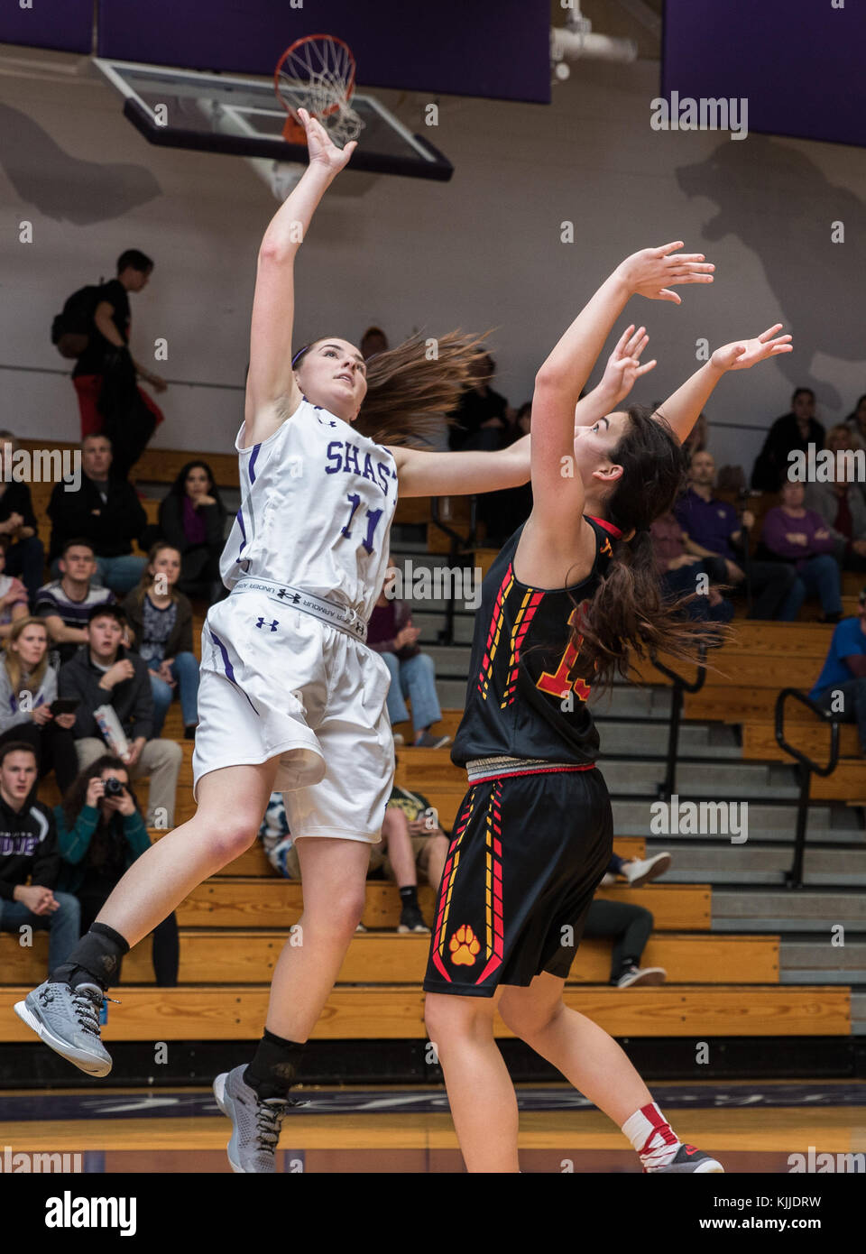 Basketball with Chico vs. Shasta High School in Redding, California ...