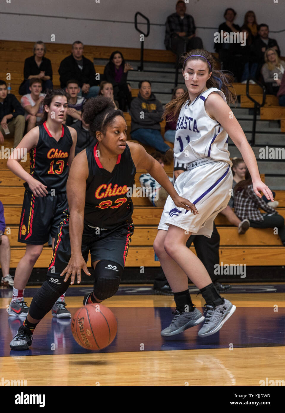 Basketball with Chico vs. Shasta High School in Redding, California ...