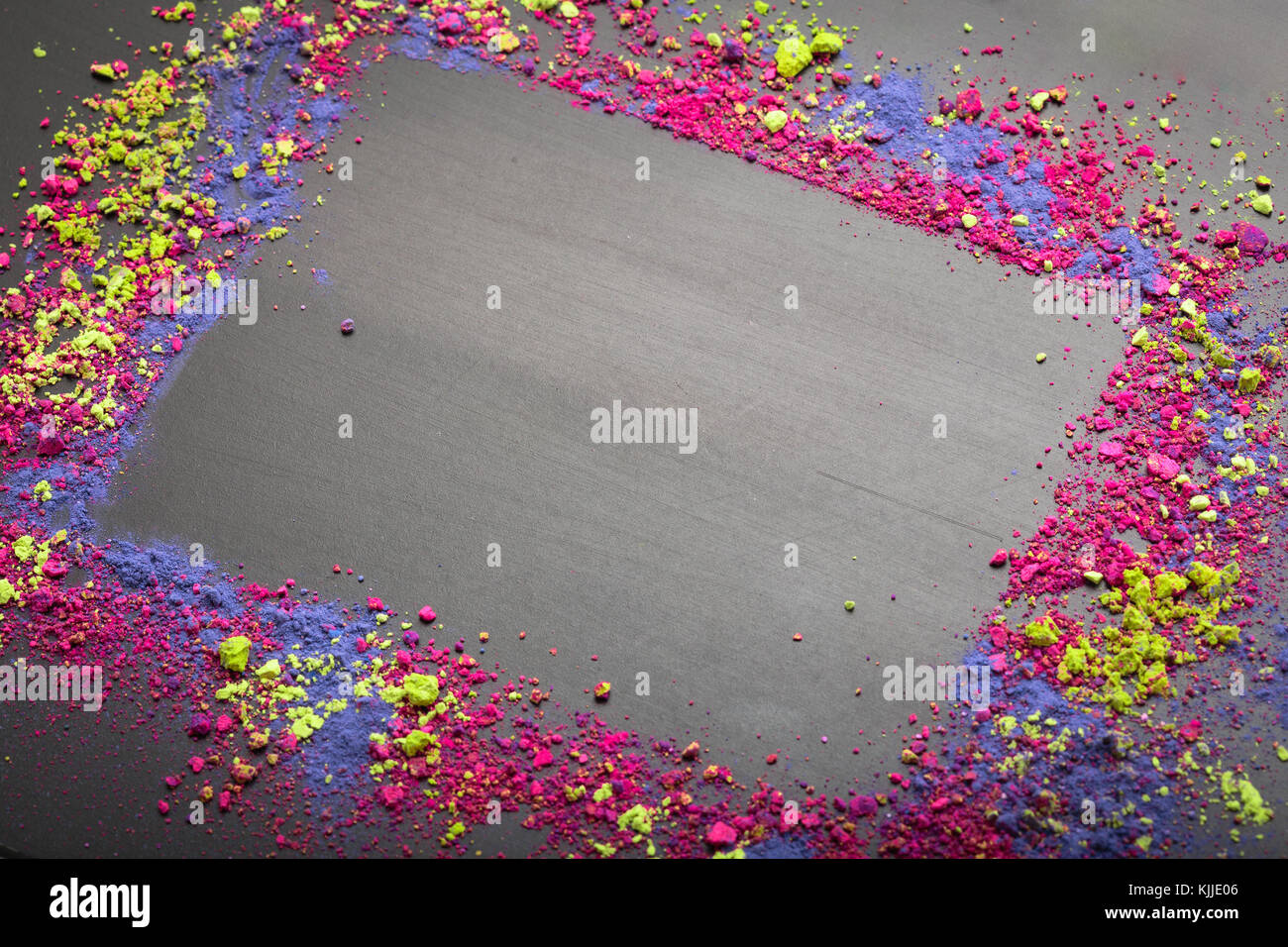Colorful make-up frame template Stock Photo - Alamy