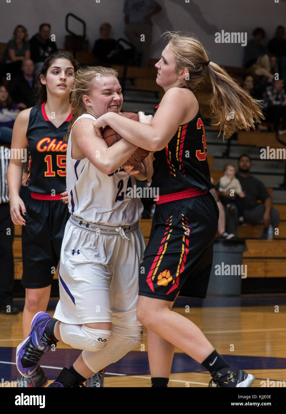 Basketball with Chico vs. Shasta High School in Redding, California ...