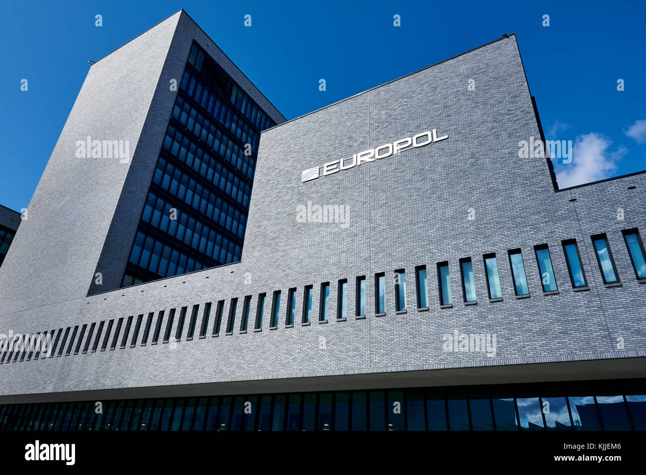 The office of Europol in The Hague, Netherlands. The law enforcement ...