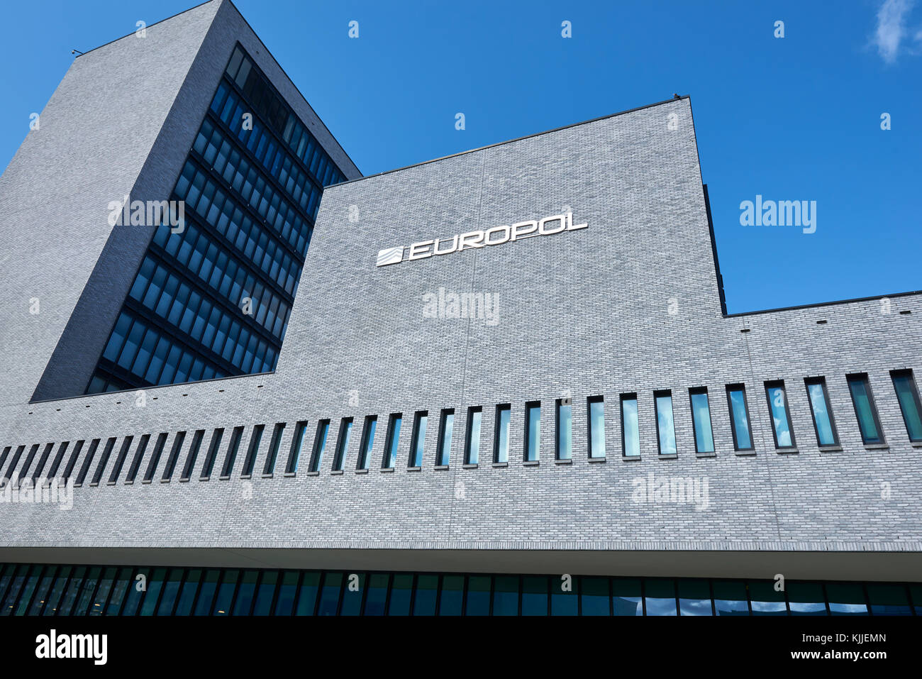 The office of Europol in The Hague, Netherlands. The law enforcement ...