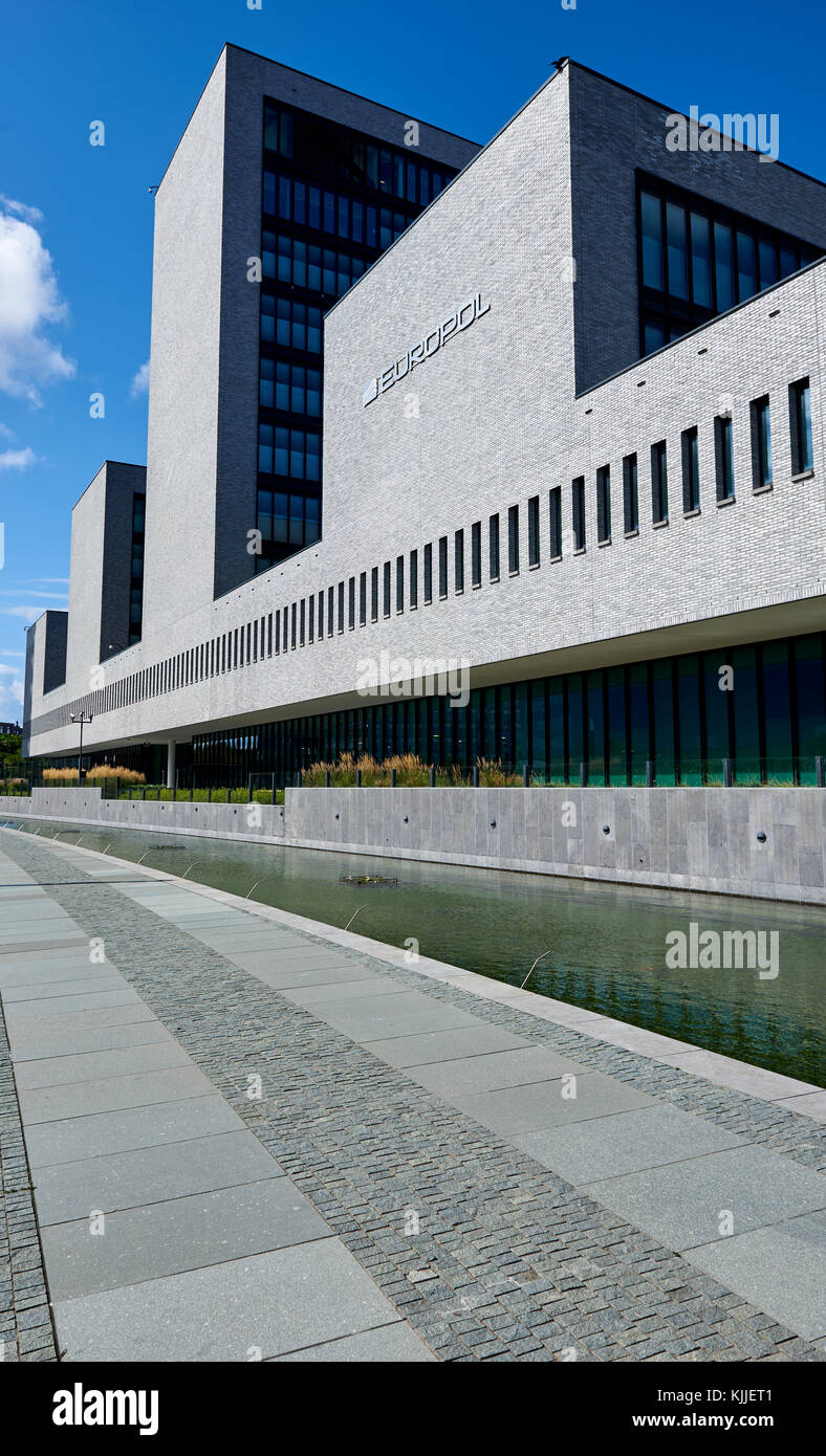 The office of Europol in The Hague, Netherlands. The law enforcement ...